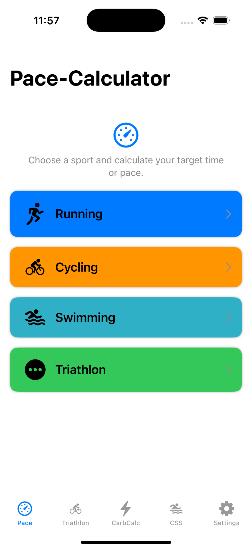 EnduroCalc - Free Pace Calculator for Running, Cycling, Swimming ...
